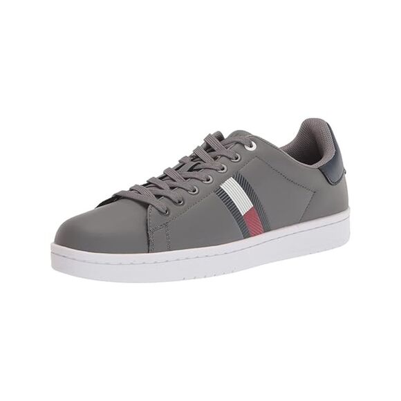 Tommy Hilfiger | Shoes | Tommy Hilfiger Mens Gray Logo Lampkin Round ...